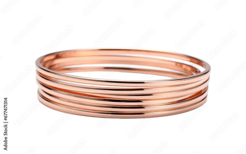 Stack of Slim Bangles in Gold on transparent background, PNG Format ...