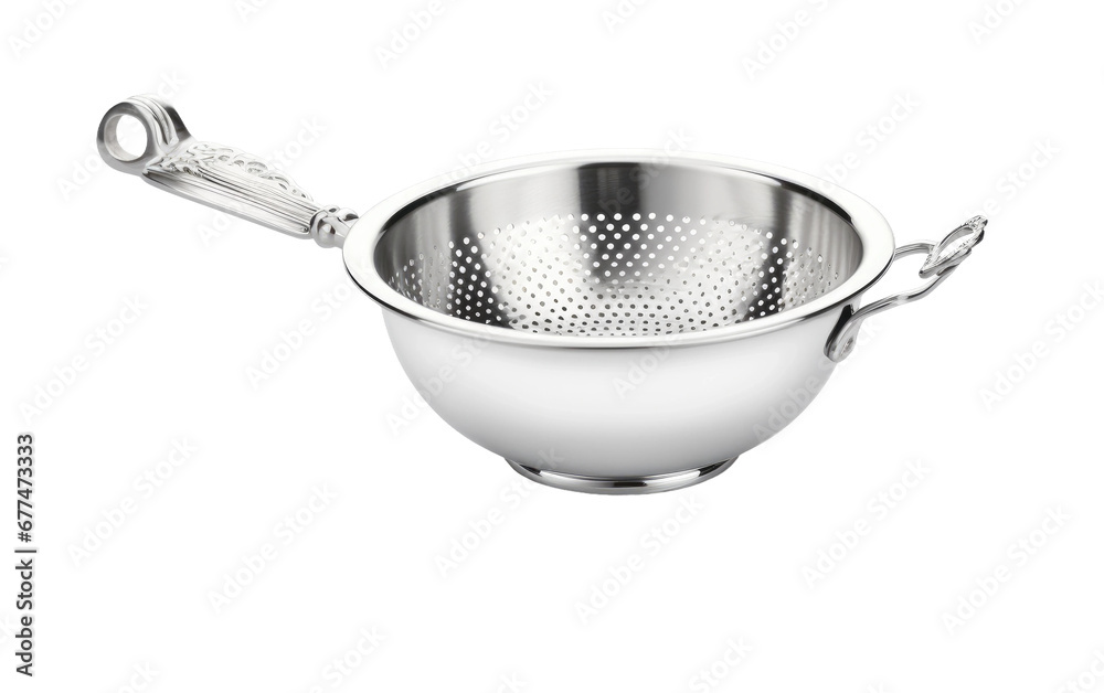 Silver Cocktail Strainer on transparent background, PNG Format Stock ...