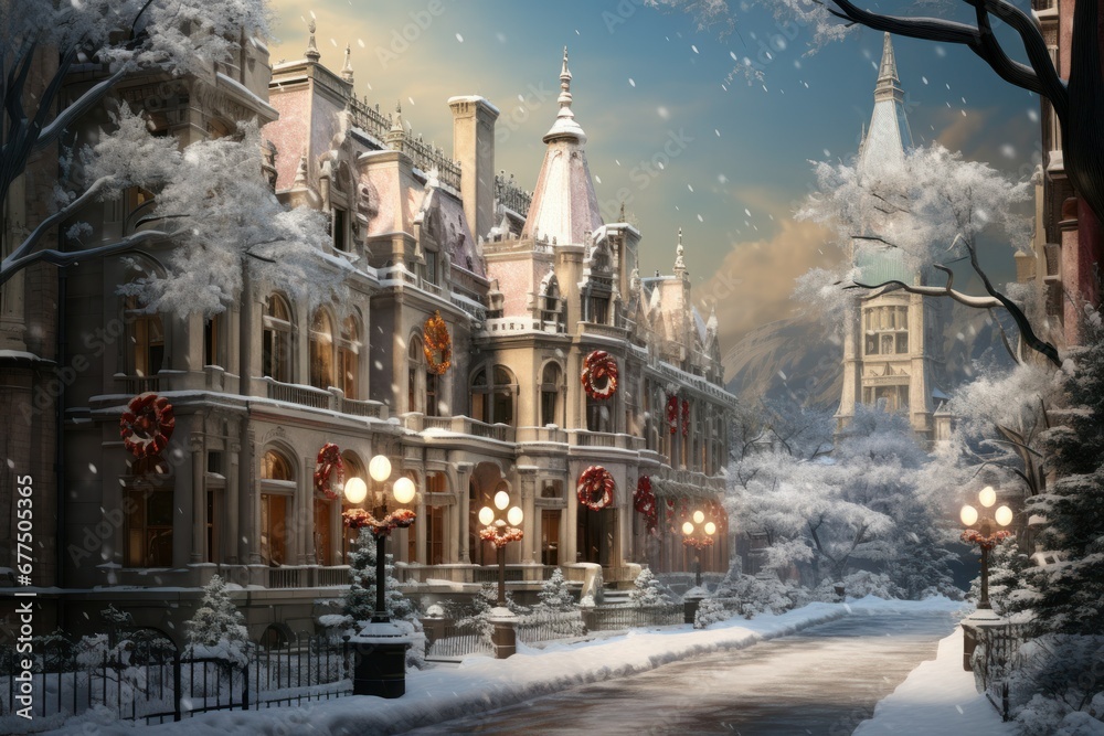Snow-Covered Architecture: Iconic buildings and historic landmarks ...