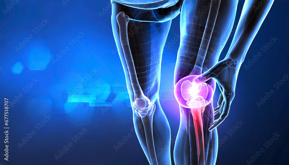 3D Visualization Maps the Comprehensive Anatomy of the Human Knee Stock ...