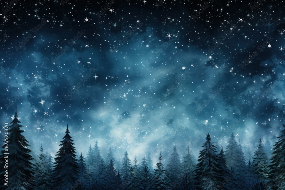 Starry Winter Nights: Long-exposure shots of the night sky in winter ...