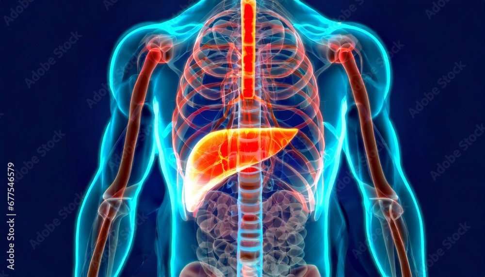 3D Visualization Illustration of Man's Pancreas Anatomy, 3D Exploration ...