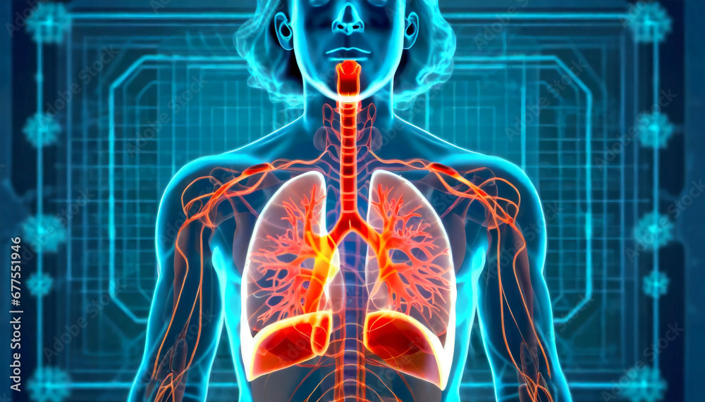 3D Visualization Illustration of the Comprehensive Anatomy of the Human ...