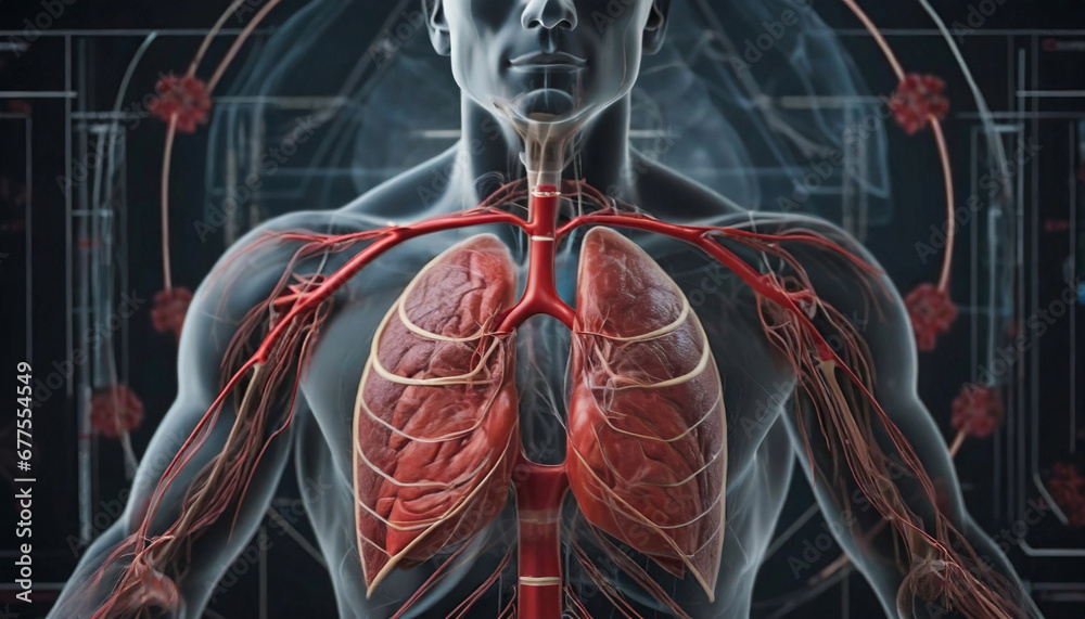 3D Visualization Illustration of the Comprehensive Anatomy of the Human ...