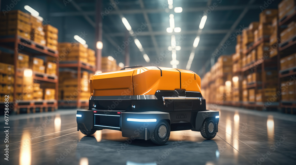 Autonomous Robotic transportation or Automated guided vehicle systems ...