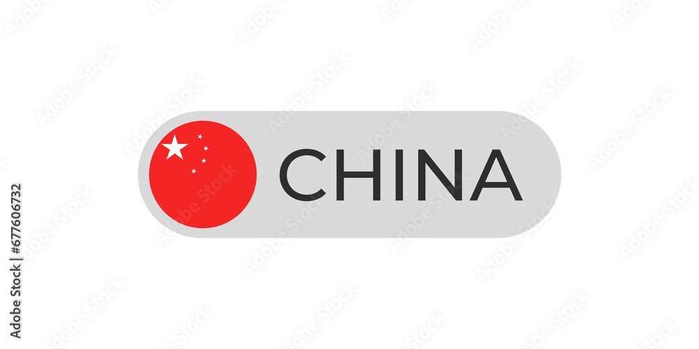 China flag with text transparent background file format png, china text ...