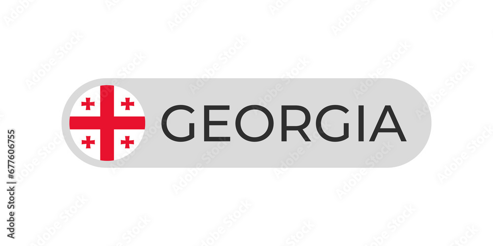 Georgia flag with text transparent background file format png, georgia ...