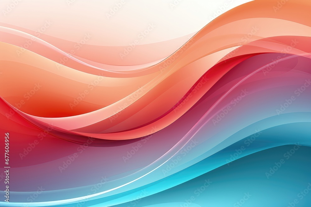 In a visually captivating composition, a seamless color gradient ...