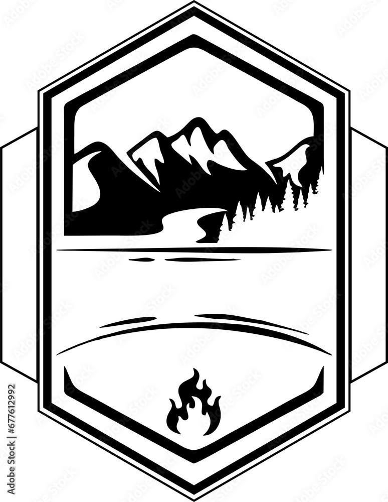 LOGO PENDAKI, ADVENTURE, GUNUNG, HOBI, PERJALANAN, TUJUAN, VECTOR, LOGO ...