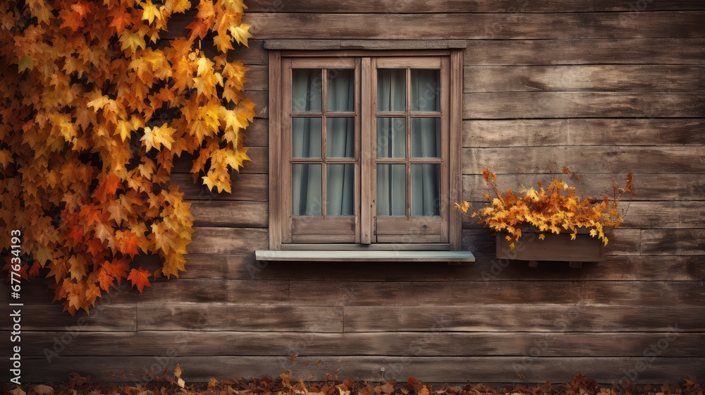 window season natural decoration rustic illustration house home ...
