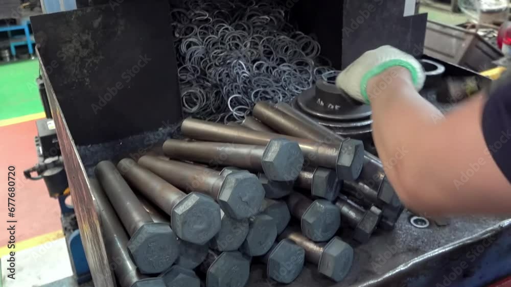 An overview of the process of manufacturing large-sized bolts and nuts ...