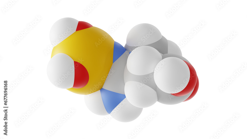phosphocreatine molecule, creatine phosphate, molecular structure ...