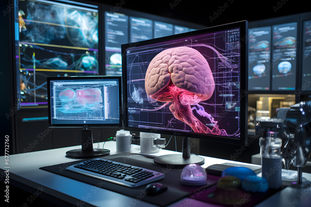 Representation of human brain simulation in a state-of-the-art ...