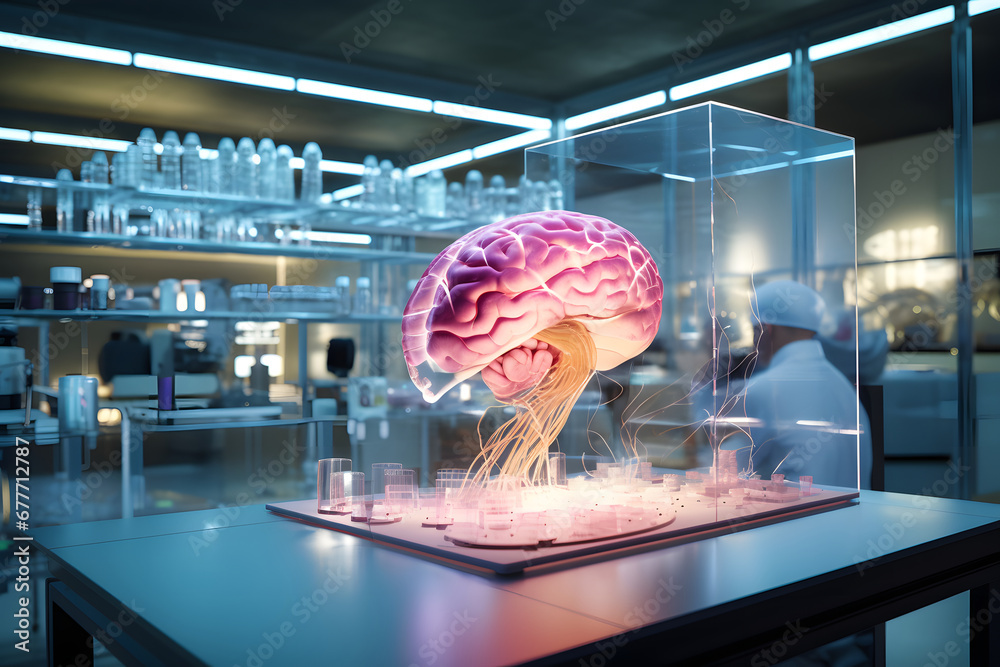Representation of human brain simulation in a state-of-the-art ...