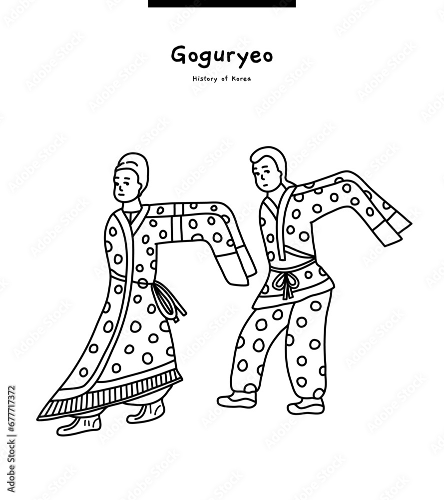 This is a mural of Goguryeo in Korea designated as a World Heritage ...