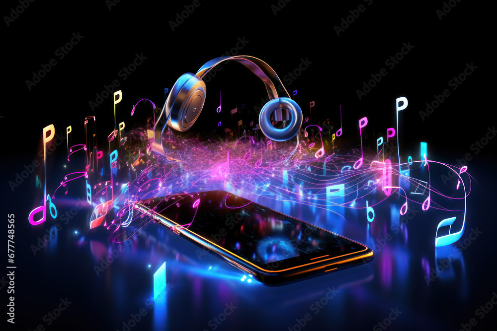 seamless integration of a vast music library on a mobile device, a ...