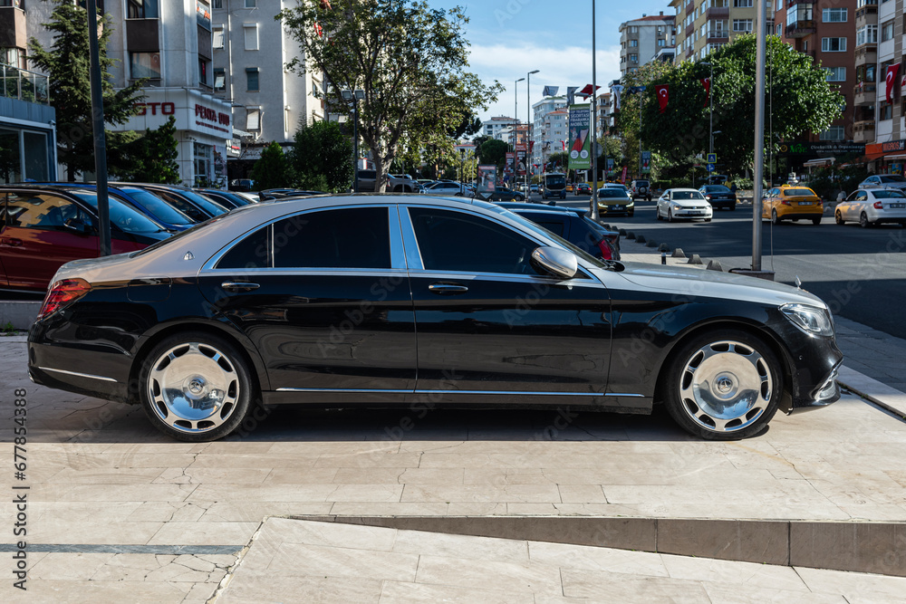 ISTANBUL, TURKEY - NOVEMBER 12, 2023: The New Mercedes S-Class Maybach ...