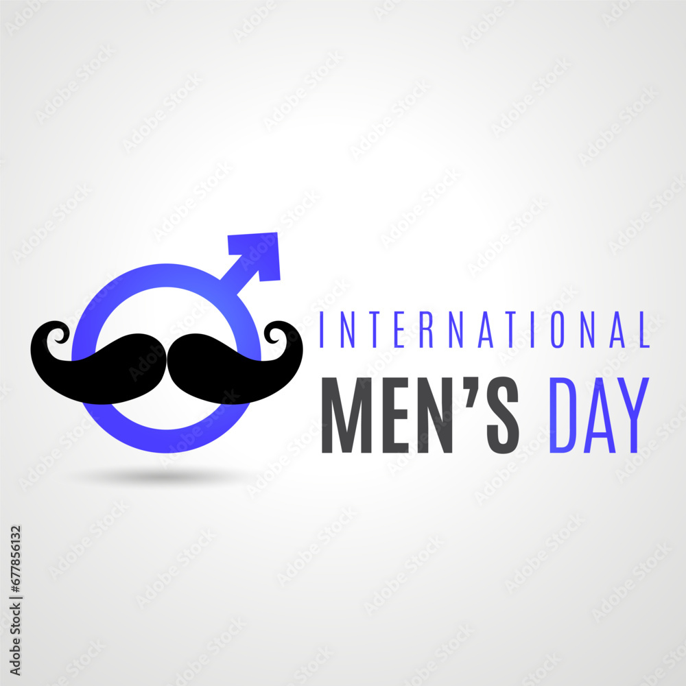 international men's day design for background, banner, poster, or ...