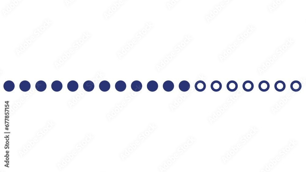 Vidéo Stock Nineteen blue dot Progress loading bar UI indicator ... Vidéo Stock Nineteen blue dot Progress loading bar UI indicator ...