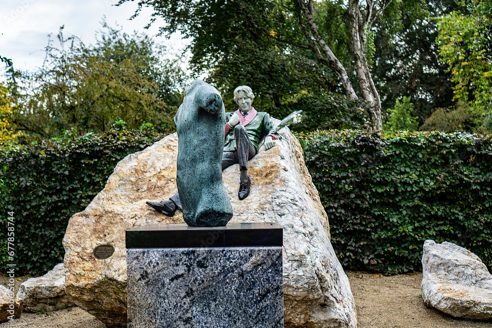 Danny Osborne's sculpture of a male torso representing Dionysus, the ...