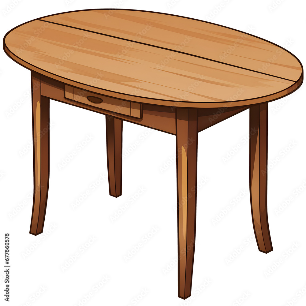 cartoon clipart of Drop Leaf Table, furniture clipart, interior clipart ...