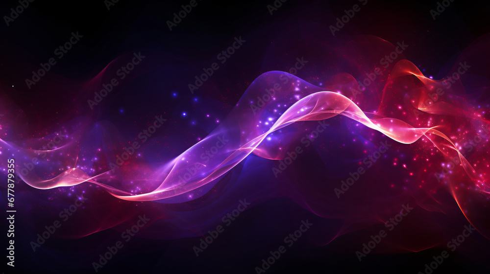 red and purple energy wave concept art, background or wallpaper, waves ...