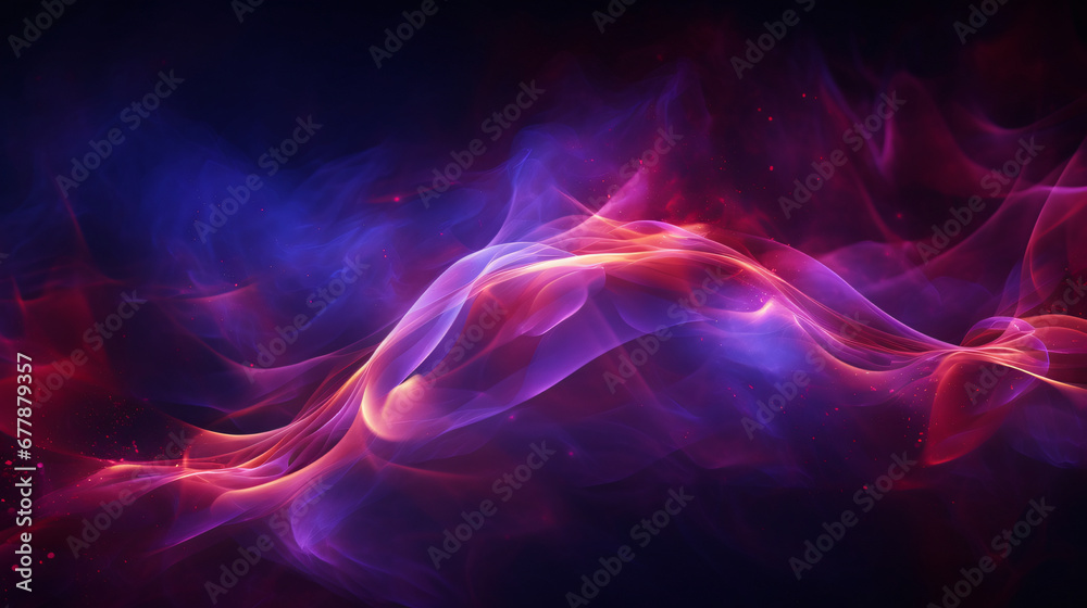 red and purple energy wave concept art, background or wallpaper, waves ...