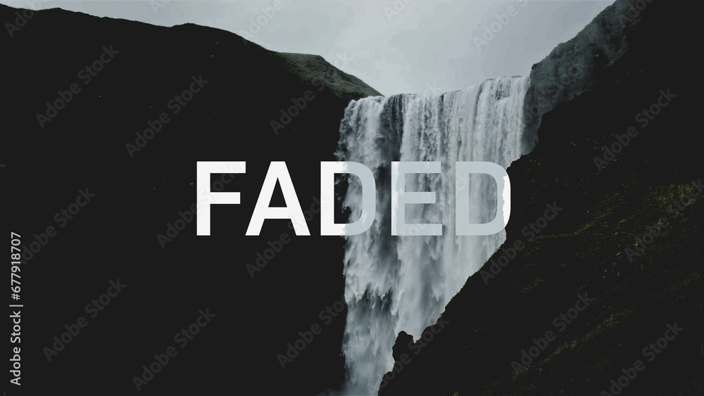 Faded Title Stock Template | Adobe Stock