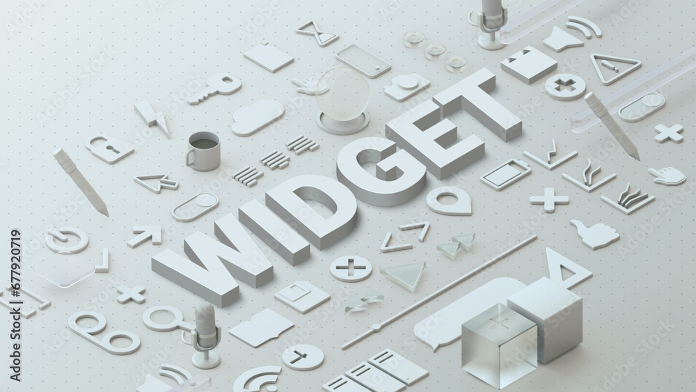 Widget Title Stock Template | Adobe Stock