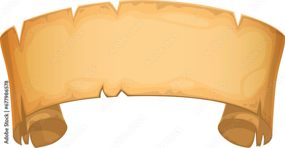 Old manuscript, vintage paper scroll, ancient treasure map parchment ...