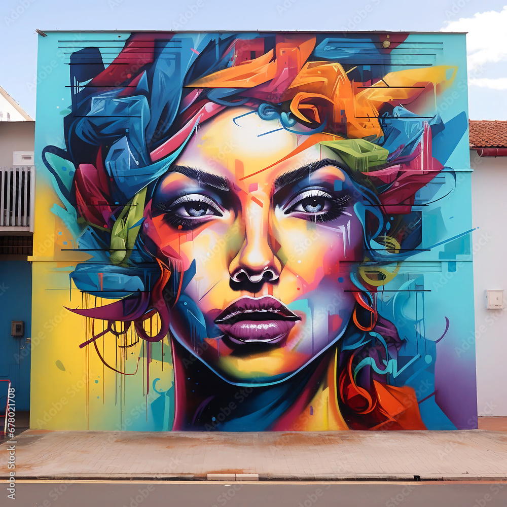 Urban Street Art Murals: Vivid Colors, Realistic Light, Eye-Catching ...