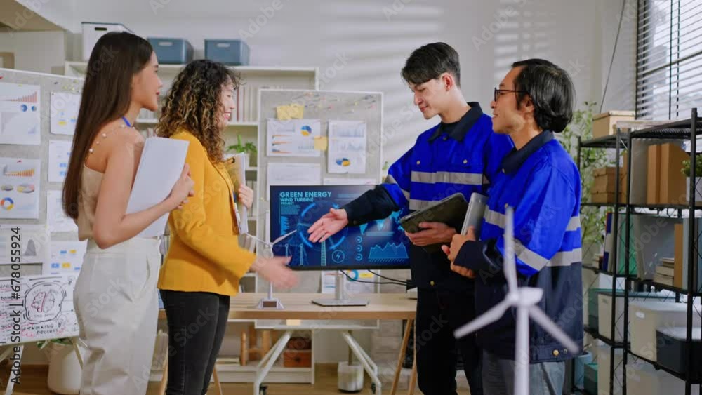 Renewable Energy Engineers Design Wind Turbine Park Using Augmented ...