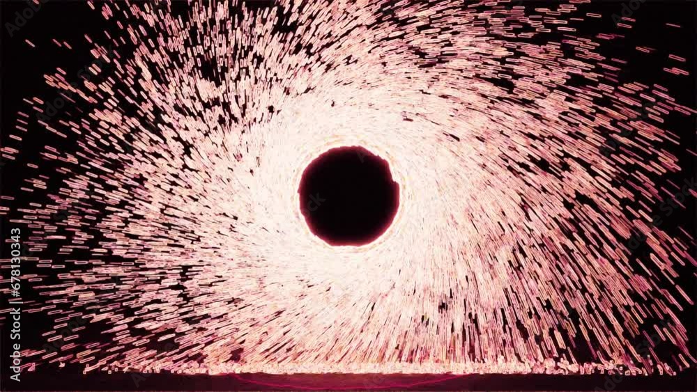 Magic Circle Rotates as an Inter-Dimensional Portal with Sparkling ...