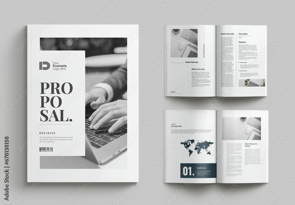 Proposal Layout Stock Template | Adobe Stock