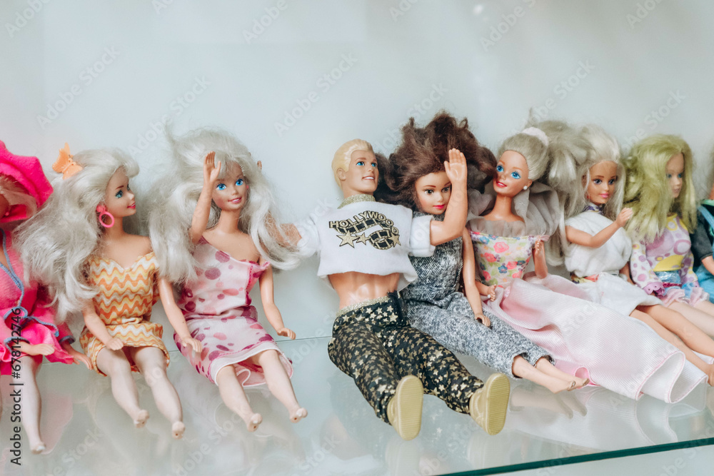 Antwerp, Belgium - October 22, 2023: Barbie and Ken dolls from ...