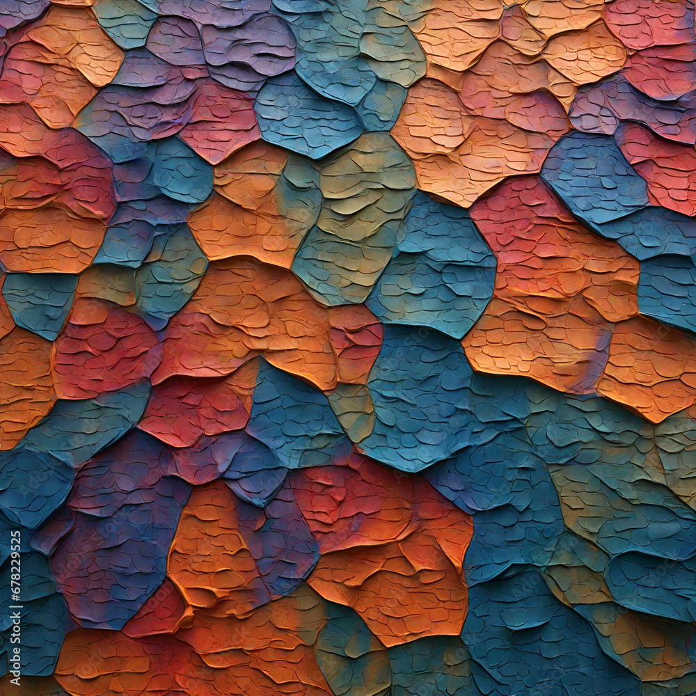 Texture based on reptile skin macro with a colorful concept. Use as a ...