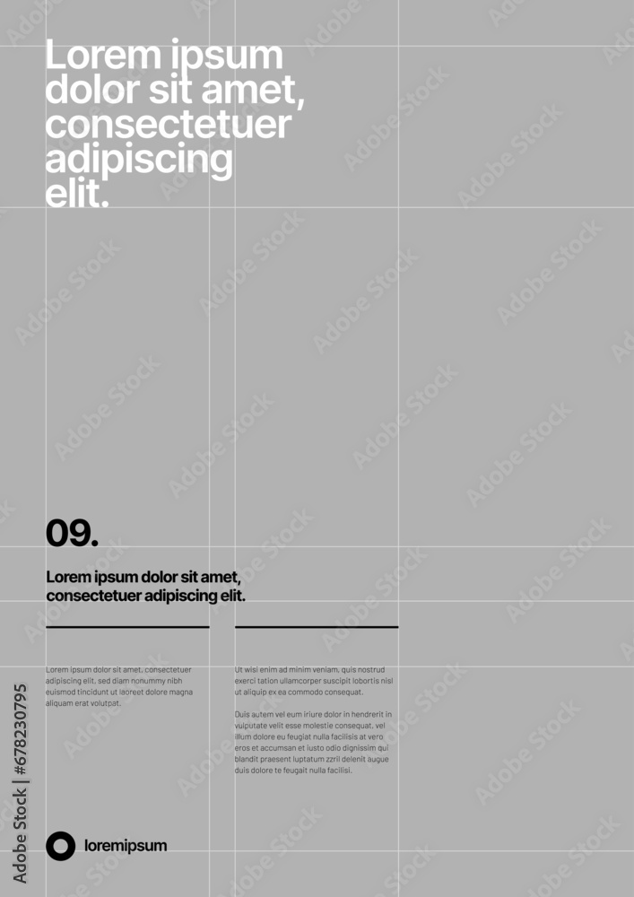 Simple corporate layout template for events, companies or any business ...