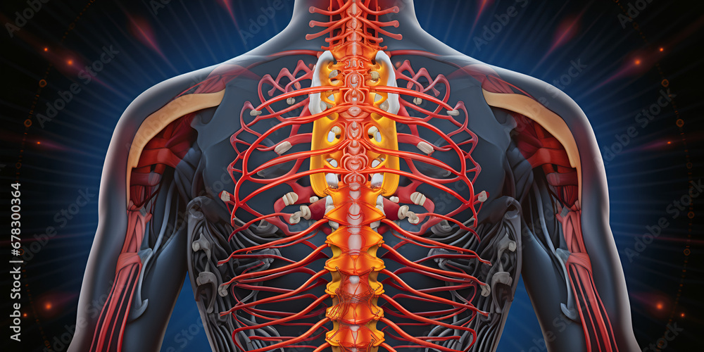 Back Anatomy, Anatomy Back Muscles, Spinal Cord Anatomy, A close up of ...