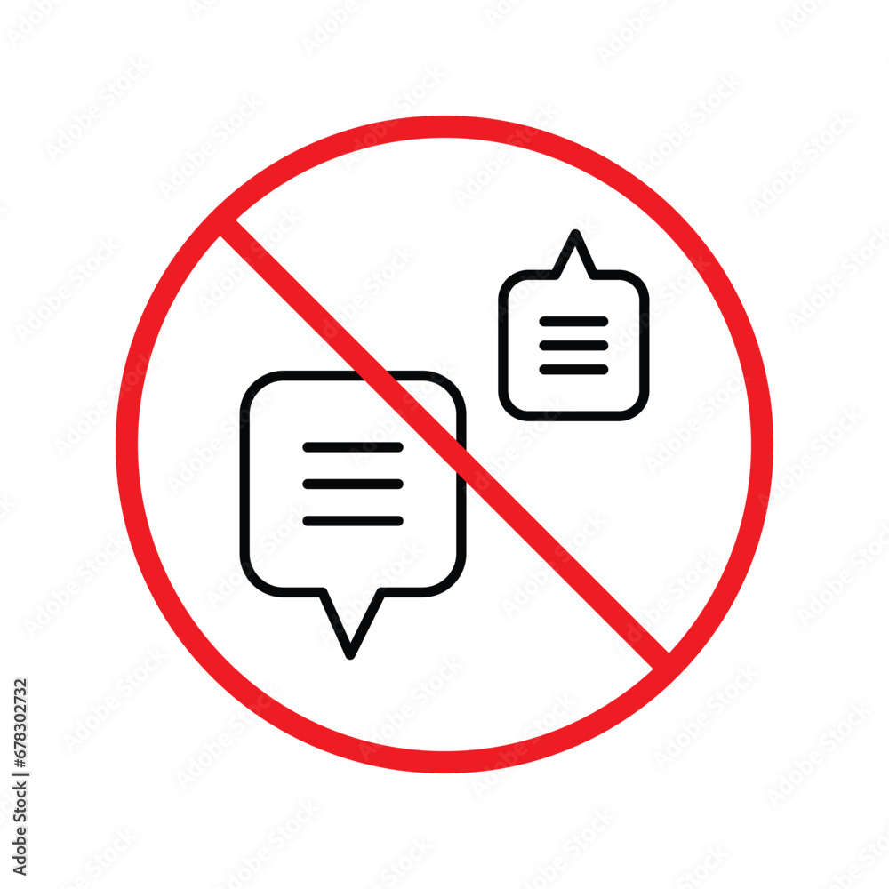 Forbidden Prohibited Warning, caution, attention, restriction label ...