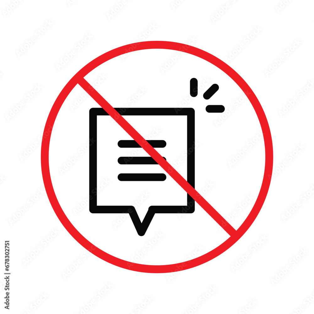 Forbidden Prohibited Warning, caution, attention, restriction label ...