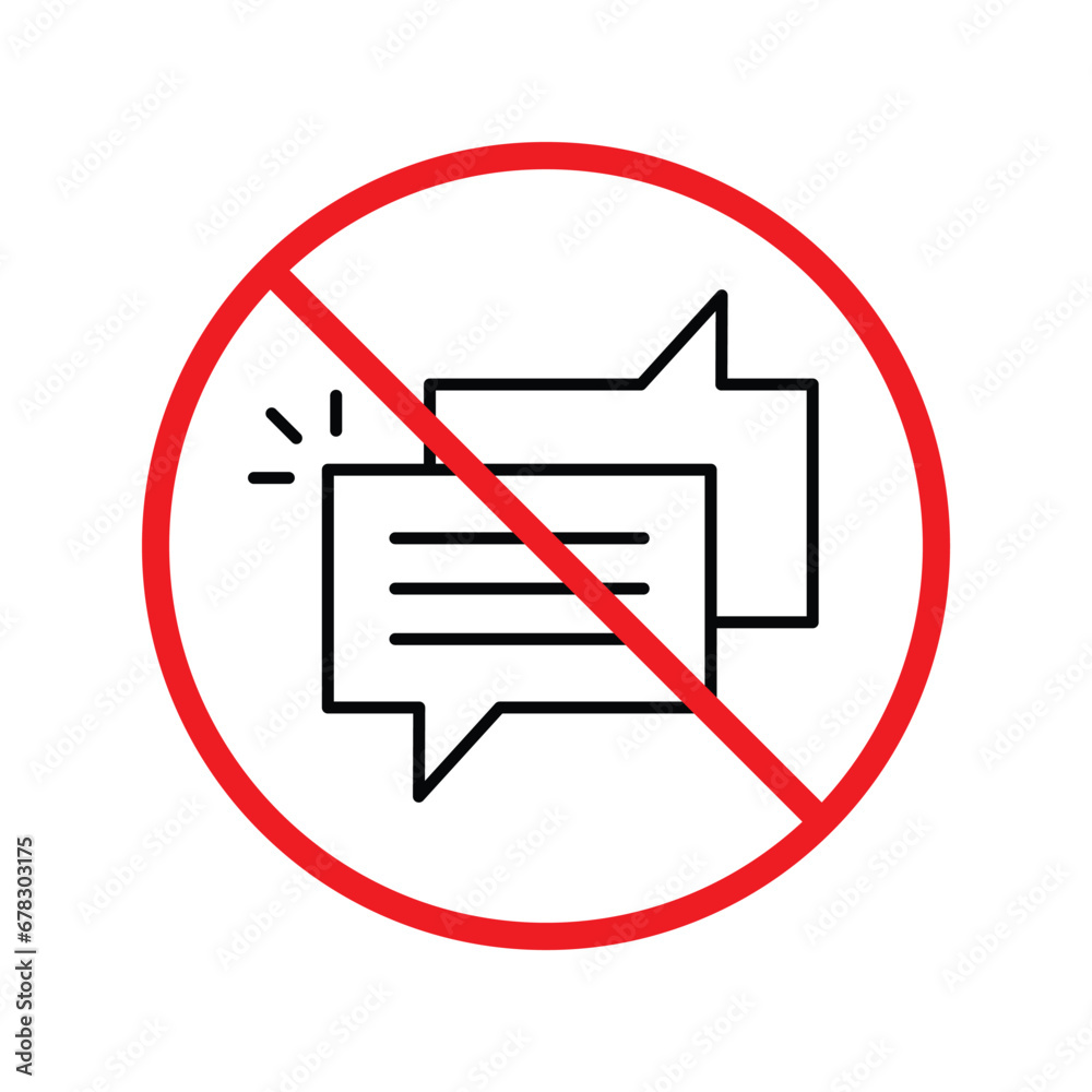 Forbidden Prohibited Warning, caution, attention, restriction label ...