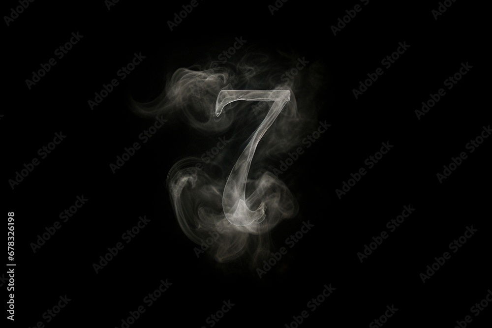 Mystical Enigma: Number 7 Dissolves into an Enigmatic Abstract Fantasy ...