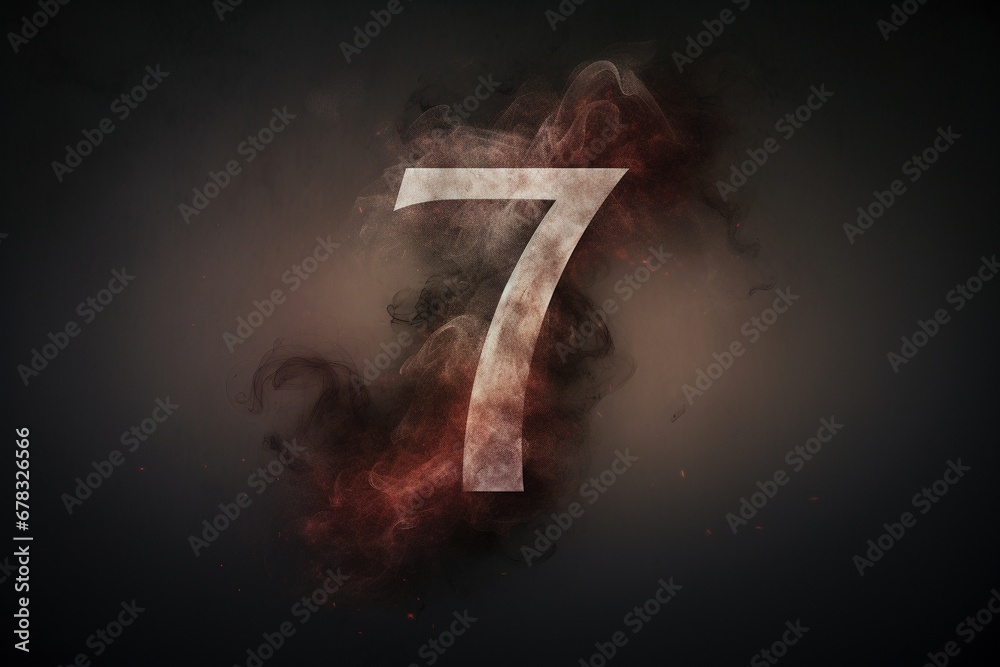 Mystical Enigma: Number 7 Dissolves into an Enigmatic Abstract Fantasy ... Mystical Enigma: Number 7 Dissolves into an Enigmatic Abstract Fantasy ...