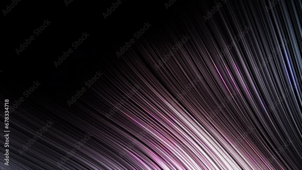 Screensaver.Looping lines stripes waving. Futuristic technological ...