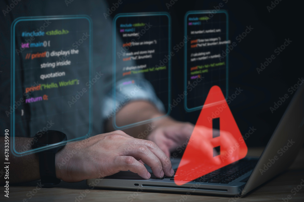 warning signs to be aware of the dangers of being hacked by hackers,Internet malware viruses are ...