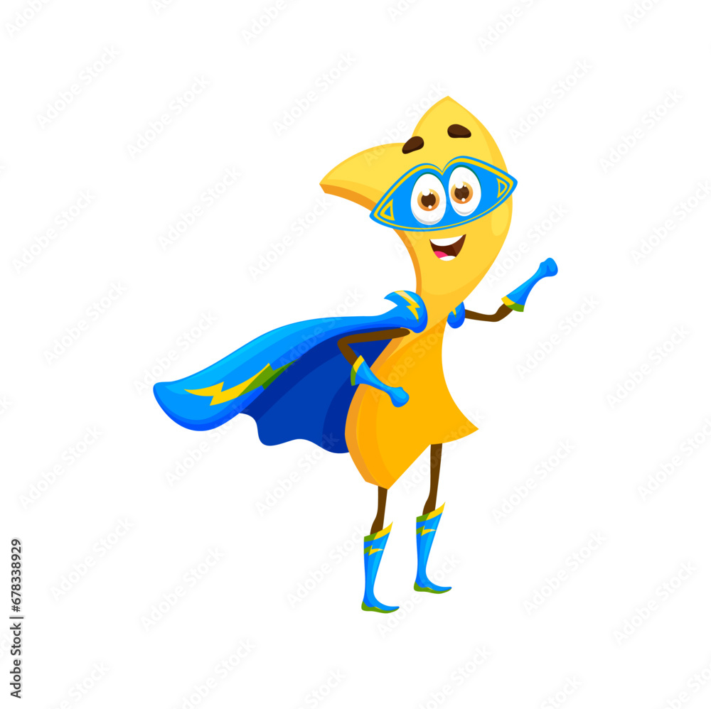 Cartoon lasagna pasta superhero character. Isolated vector quirky and ...