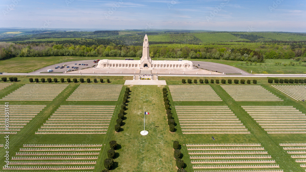 Verdun memorial, a tribute to fallen WWI soldiers Stock Photo | Adobe Stock