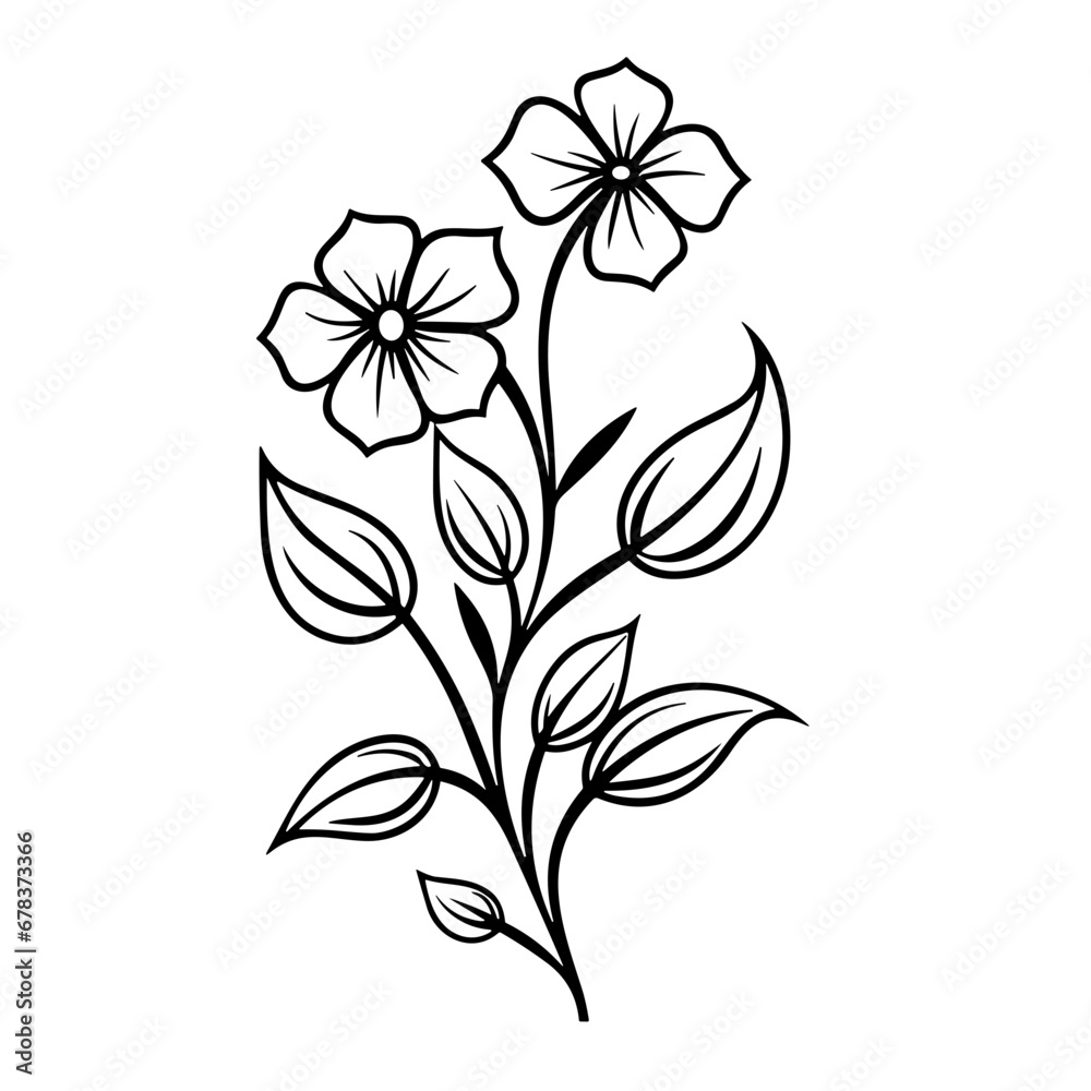 line drawing, line art png, line art prints, spring clipart, line art ...