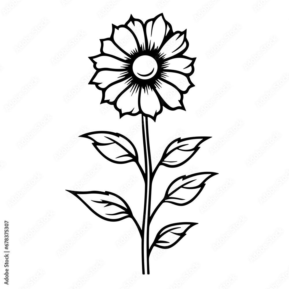 line drawing, line art png, line art prints, spring clipart, line art ...