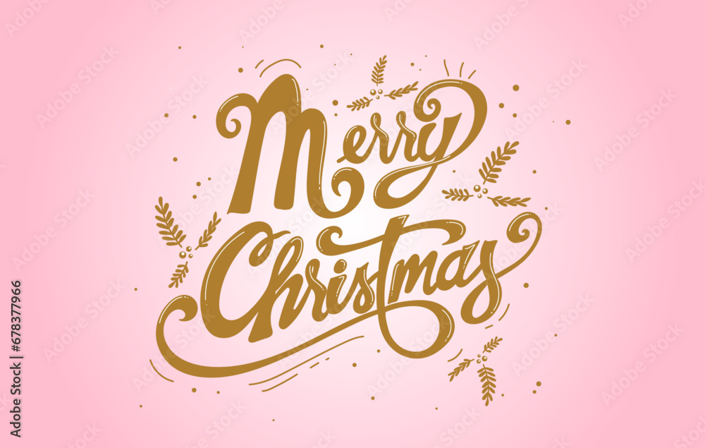Merry Christmas in pink background for pink christmas lettering for ...
